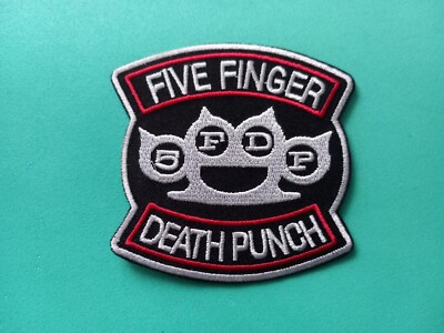 Rock Music Sew / Iron On Embroidered Patch:- Five Finger Death Punch (a ...