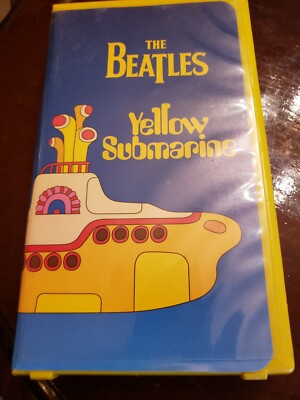 The Beatles: Yellow Submarine VHS Tape - Yellow Compact Clamshell- 1999 ...