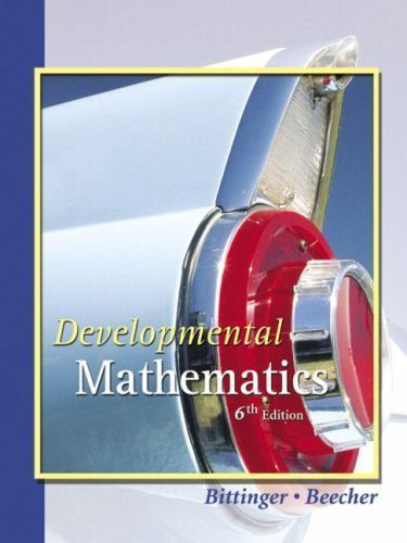 Mathxl Tutorials on CD Ser.: Developmental Mathematics by Judith A ...