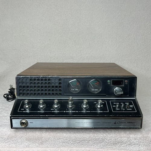 Vintage Cobra 142 GTL SBB/AM 40 Channel Base Station CB Radio ...