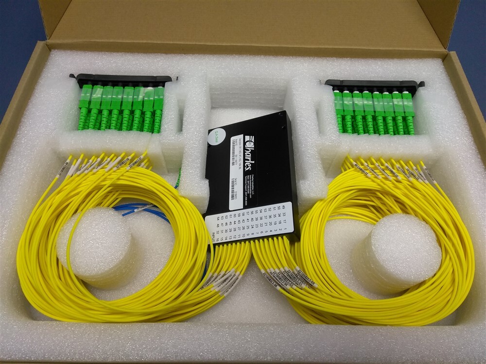 Charles SM-1-1-64ATH Fiber Optic Splitter Module MTL HSG 1x64 56L | eBay