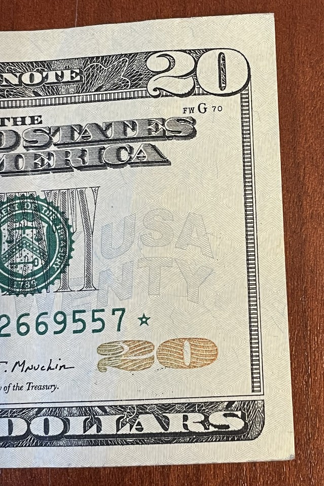 2017 Star Note 20 Twenty Dollar Bill Star Note | eBay