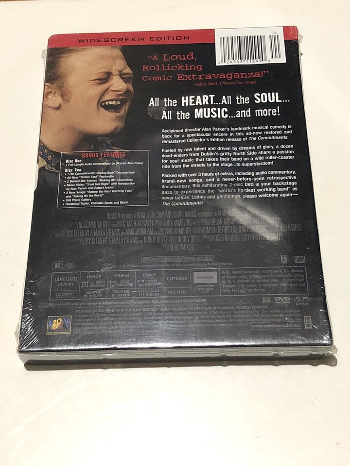THE COMMITMENTS (2004) 20th Century Fox, 2-Disc Collector's Edition, New/SEALED | eBay