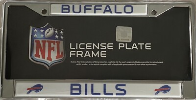 BUFFALO BILLS CHROME LICENSE PLATE FRAME *NEW* | eBay