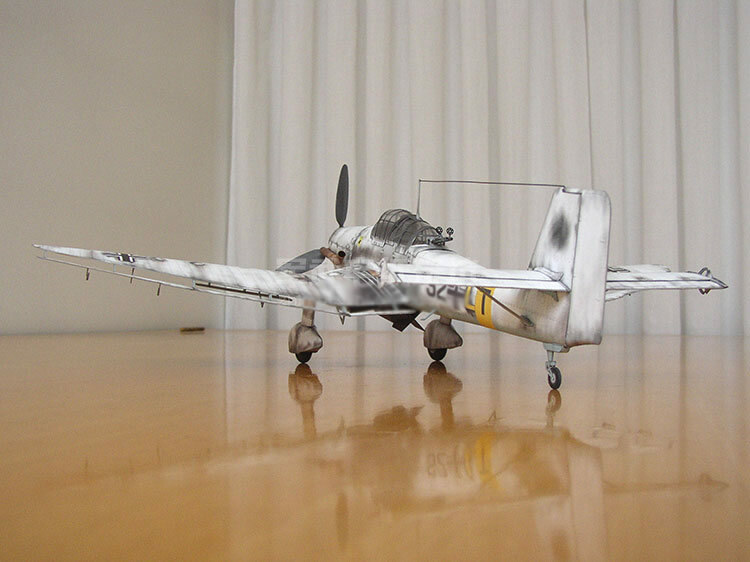 1:33 Stuka dive bomber Ju-87 D-3 plane Paper Model DIY Models & Kits | eBay