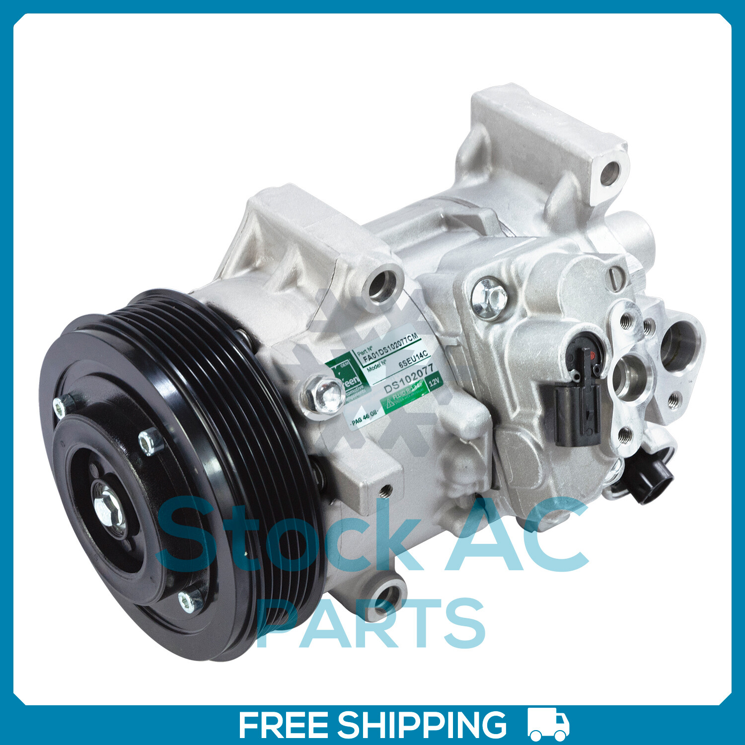 New A/C Compressor for Toyota Corolla 1.8L/ Matrix 1.8L 2011-14 - OE ...