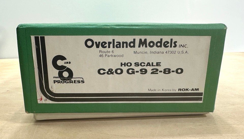 HO Brass Overland Models Chesapeake & Ohio G-9 2-8-0 | eBay