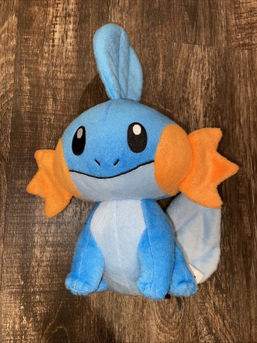 2015 Tomy Pokemon Mudkip Stuffed Animal Plush Toy Doll 8'' Authentic ...