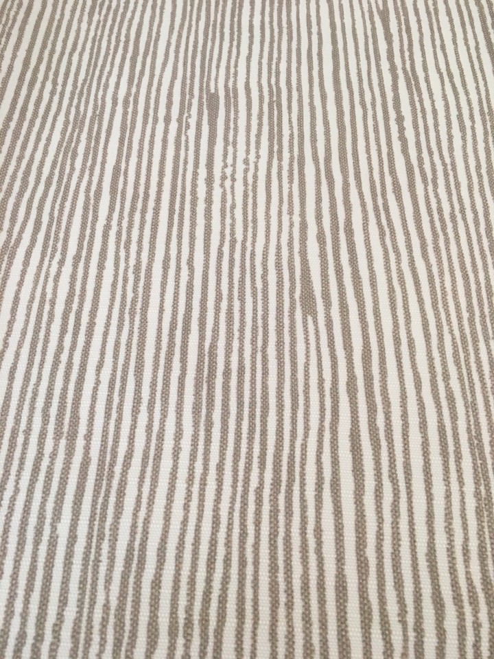 Groundworks OUTDOOR Lines Stripe Upholstery Fabric- Vertex / Linen 1.0 ...
