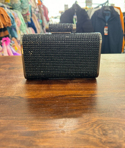 Olga Berg Bae Crystal Clutch in Black (BAG321) | eBay Australia