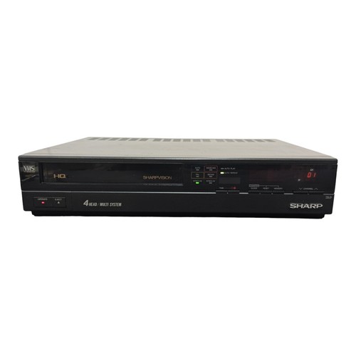 SHARP VC-779Z VHS VCR Black 1988 No Cables Multi-System NTSC/PAL For ...