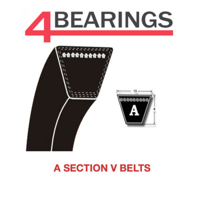 A26 V BELT A SECTION 13X8MM TOP QUALITY | eBay