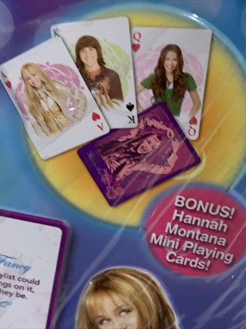 Disney Hannah Montana Pop Star Card Game Miley Cyrus for sale online | eBay