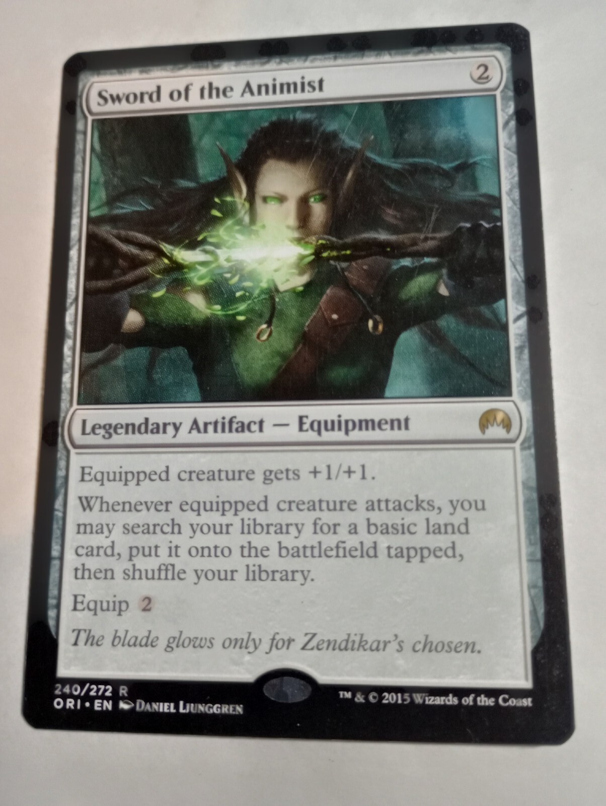 MTG Sword of the Animist Origins 240/272 Regular Rare for sale online ...