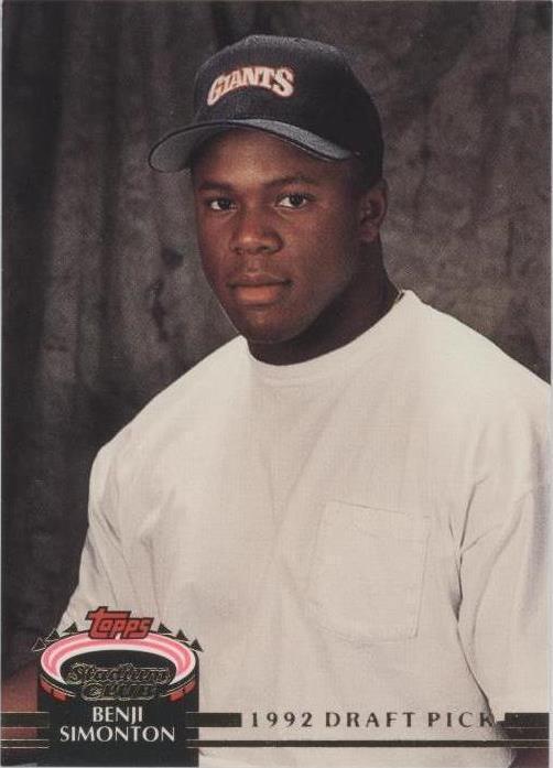 1992-93 Topps Stadium Club Jack Murphy Stadium - Benji Simonton #60 (RC ...