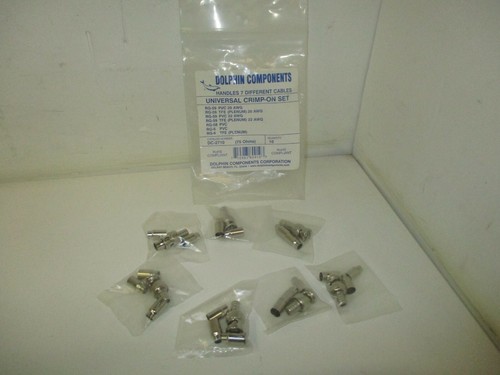 (7) ITS / Dolphin Components Corp DC2710 Multifit BNC Coaxial Connector ...