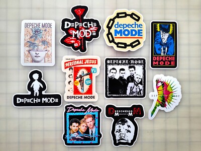 Sticker Pack (10 Vinyl Stickers) Electronic New Wave Synth Pop 80s Band ...