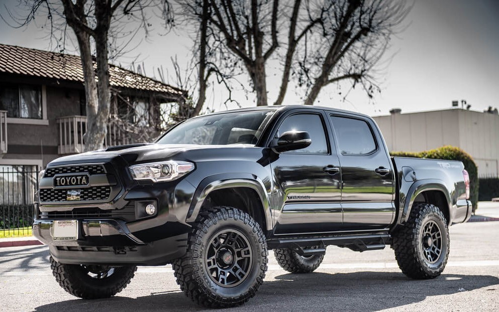 22X9 +15 6X139.7 6X5.5 SAINT BLACK WHEELS FITS Toyota Tacoma 4 RUNNER ...