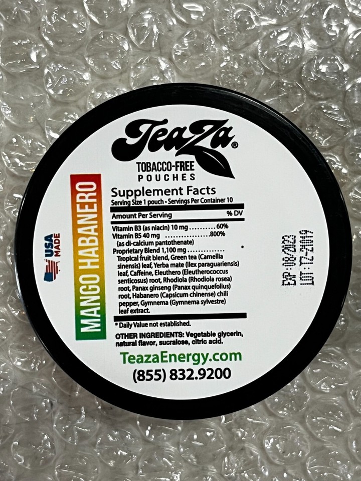 **Bigger Pouch** TeaZa Mango Habanero 4pk Puck Healthy Dip **EXP:08/23** | eBay