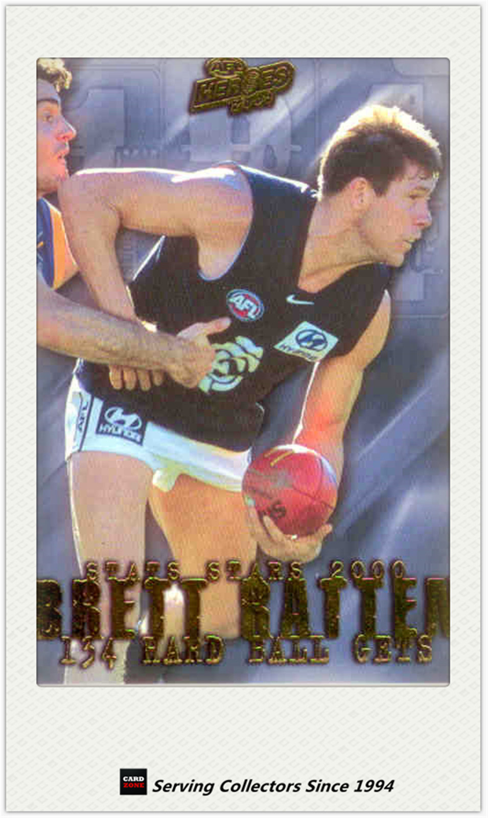 2001 ESP AFL Heroes Card Series "Stats Stars 2000" Card SS9 Brett ...
