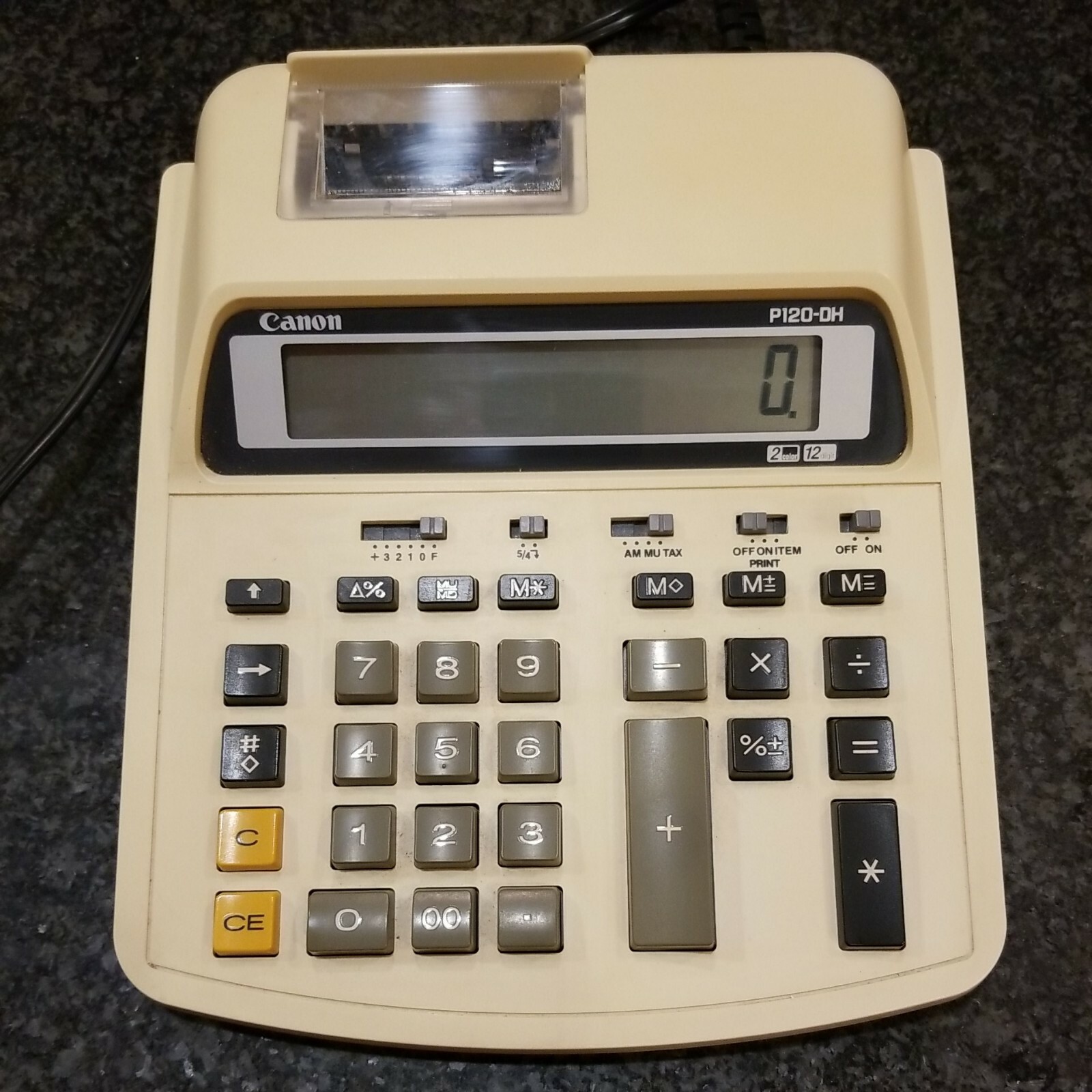 Canon P120-DH Business Printing Calculator adding machine | eBay