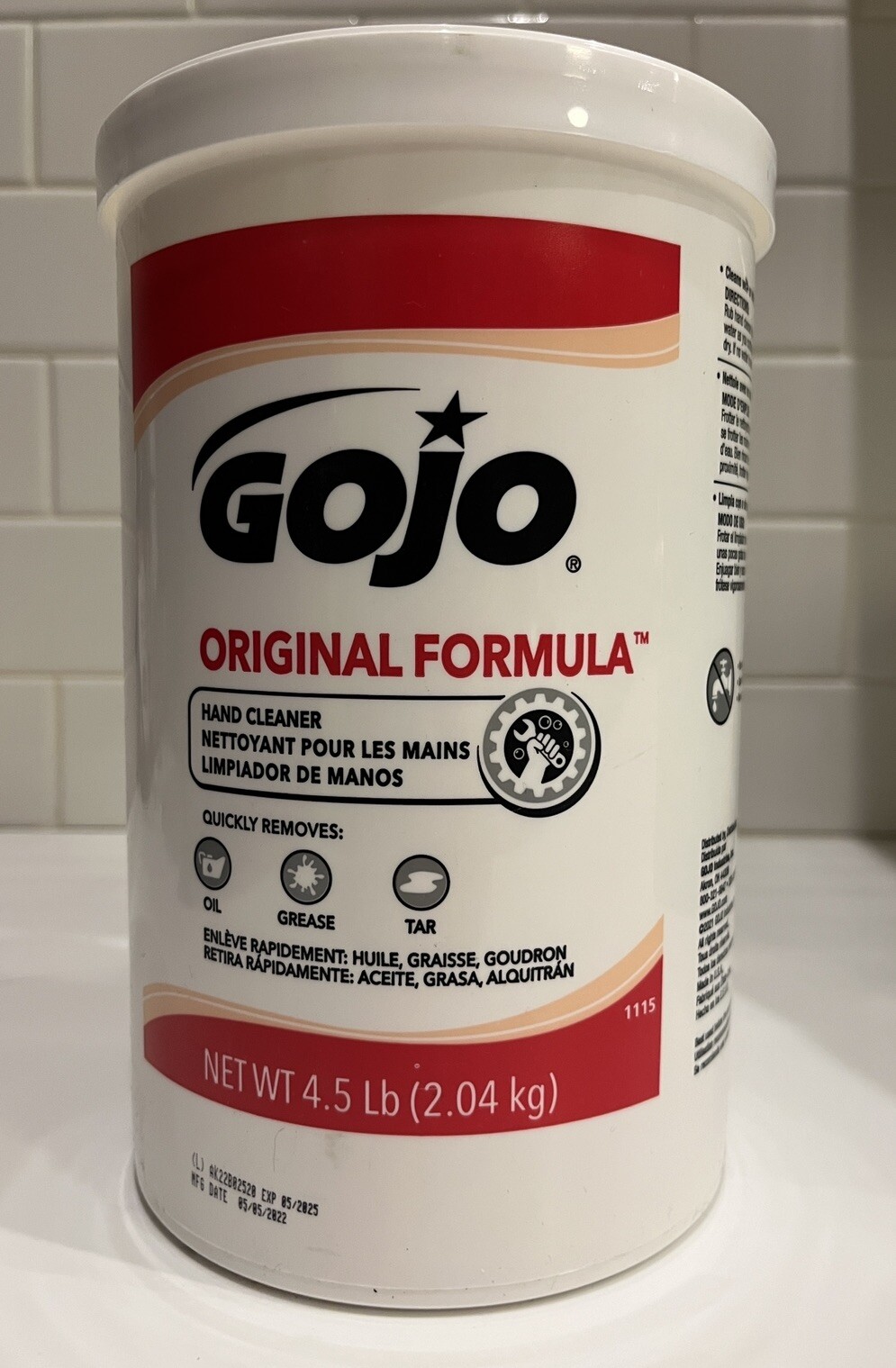 GOJO ORIGINAL FORMULA Hand Cleaner Refill - 4.5lbs for sale online | eBay