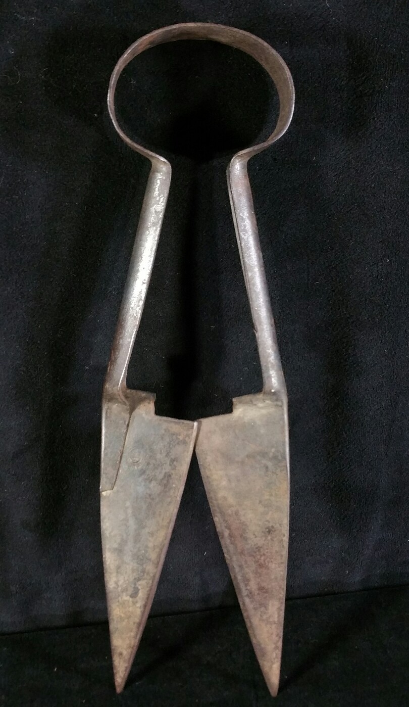 Antique Iron Mule And Sheep Shears Or Clippers W Impressed Makers Mark ...