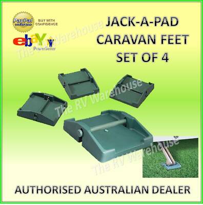 CARAVAN JACK A PAD CORNER STEADY CAMP FEET STABILIZER LEGS JAYCO BIG ...