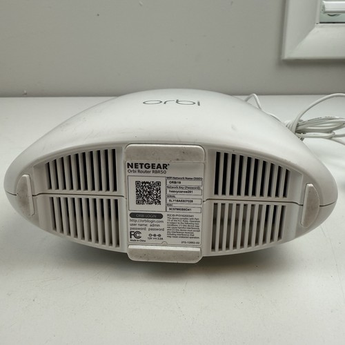 Netgear Orbi RBR50 AC3000 Satellite Tri-Band WiFi Extender & AC Adapter ...