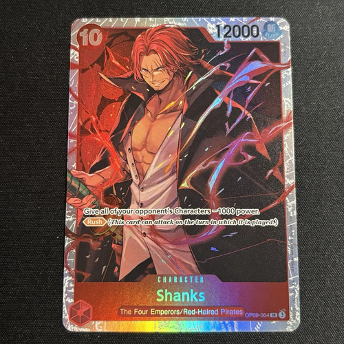 Shanks OP09-004 - One Piece TCG - SR Near-Mint Super Rare English | eBay