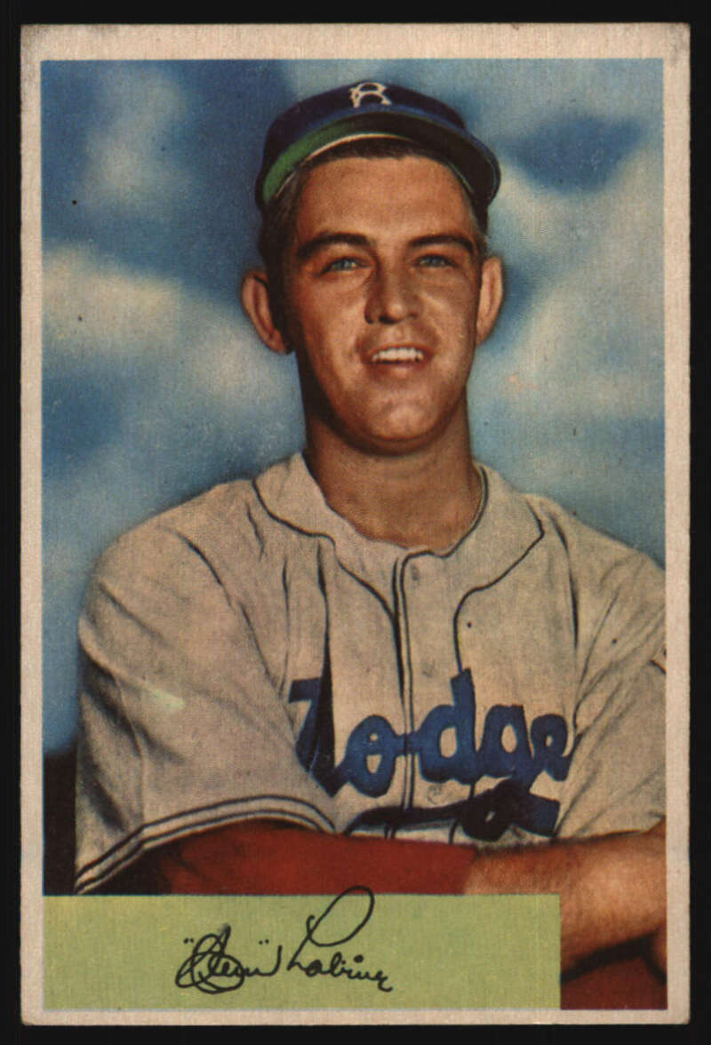 1954 Bowman #106 Clem Labine VGEX Dodgers 567712 | eBay