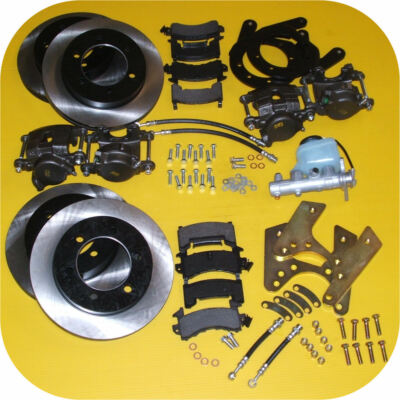 Front & Rear Disc Brake Conversion Kit Master Cyl for Toyota Land ...