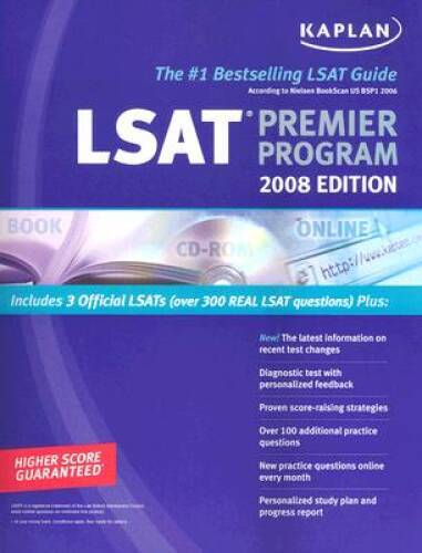Kaplan LSAT 2008, Premier Program (w CD-ROM) (Kaplan LSAT Premier ...