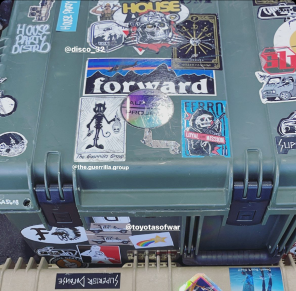 Forward Observations Group Gold Swords Tarot Card Sticker Superior ...