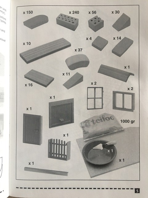 Teifoc 8002 5 Plans in One 581pc Universal Real Brick Construction Set ...