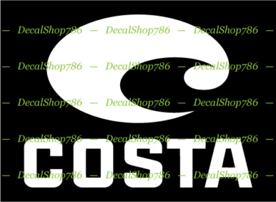 COSTA Sporting Wears -Outdoor- Car/SUV/Trucks Vinyl Die-Cut Peel N ...