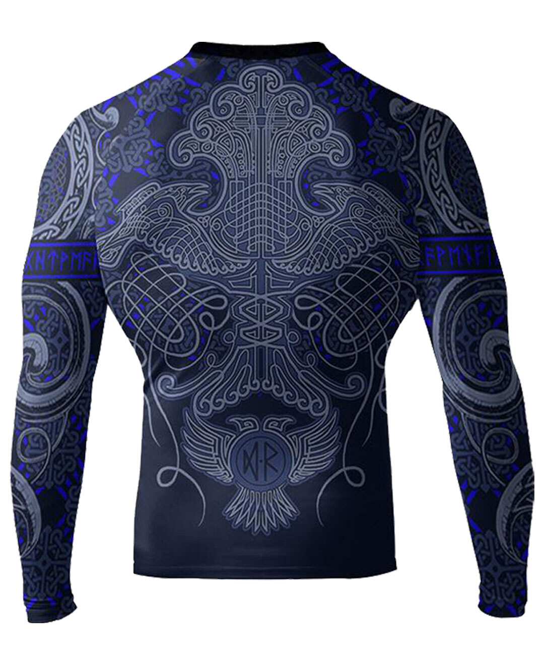 Raven Fightwear Men's Nordic IBJJF Approved MMA Rash Guard Blue | eBay