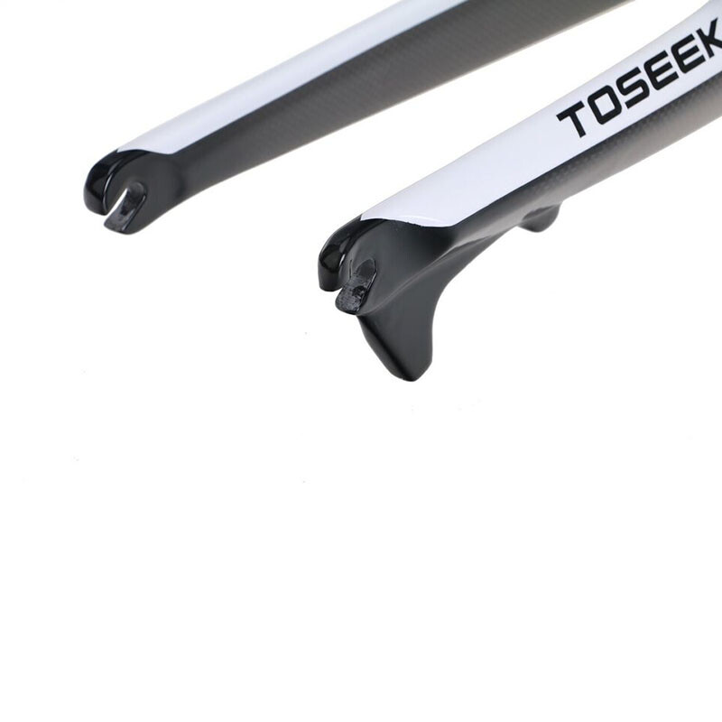 TOSEEK 26/27.5/29in Carbon Fiber Bicycle Fork MTB Bike Tapered Rigid ...