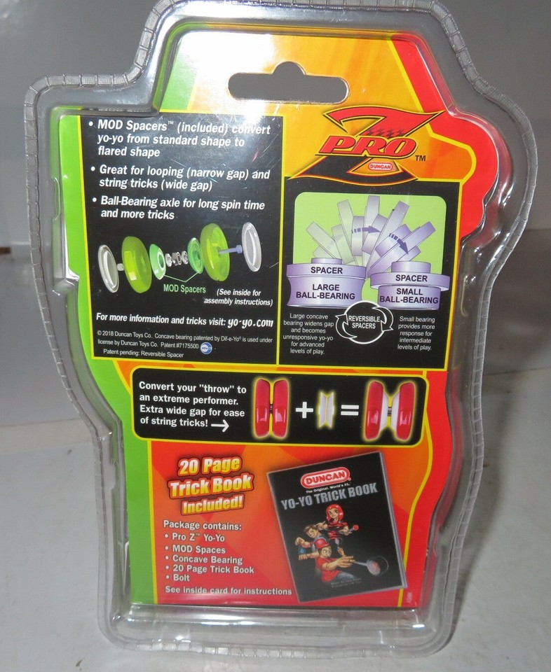 New Duncan Pro Z Translucent Red & Yellow YoYo Yo Yo Mod Spacers w ...