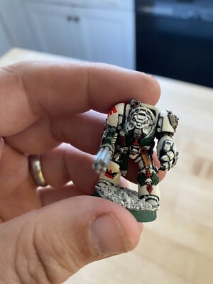 WARHAMMER 40K DEATHWING TERMINATOR WITH AUTO-CANNON! CITADEL MINIATURES ...