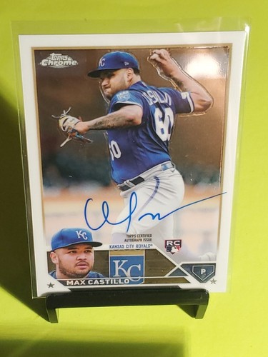 2023 Topps Chrome Update Max Castillo Autograph Auto RA-MC RC Rookie ...