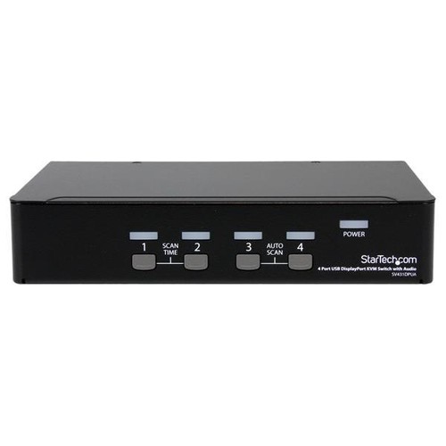Startech 4 Port USB DisplayPort KVM Switch with Audio SV431DPUA | eBay ...
