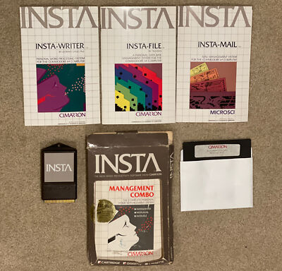 Insta-Management Combo 5.25” Disk & cartridge Commodore 64 (Writer ...