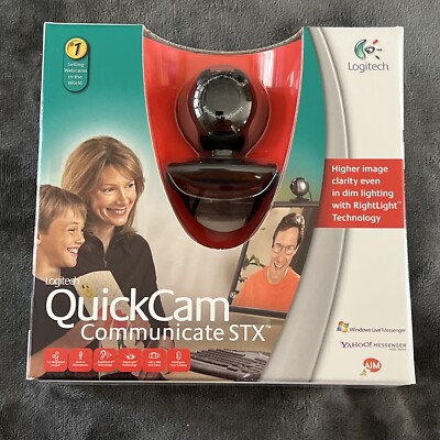 Logitech QuickCam • Communicate STX 961464-0403 Web Cam Skype New!! 97855039491| eBay