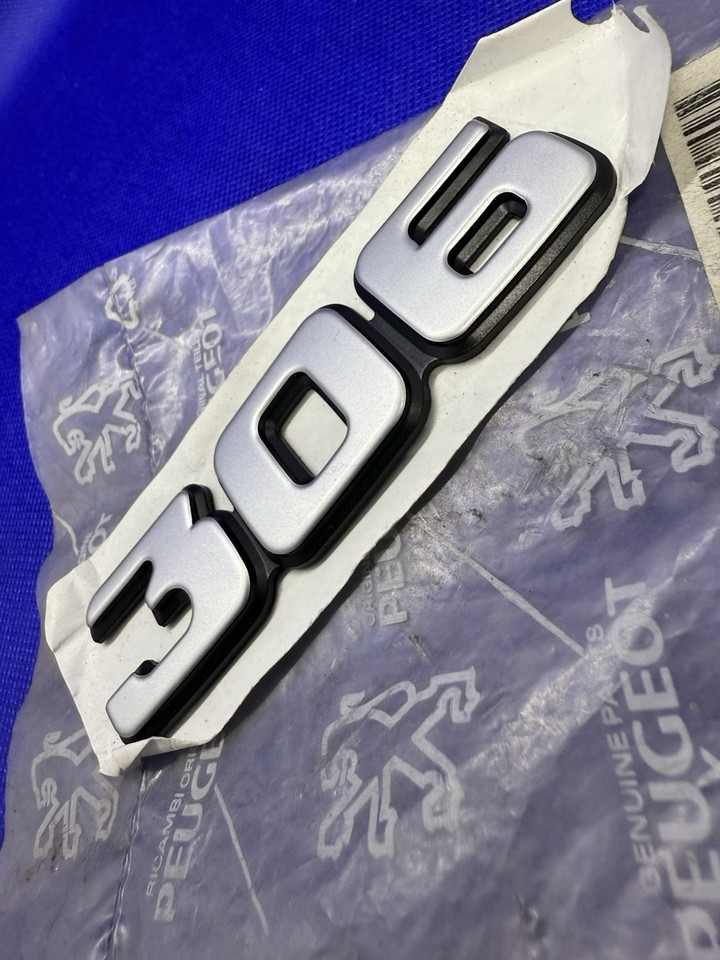 Logo Badge Emblem Monogram 306 Peugeot Original 8659.YJ New XS XR XAD ...