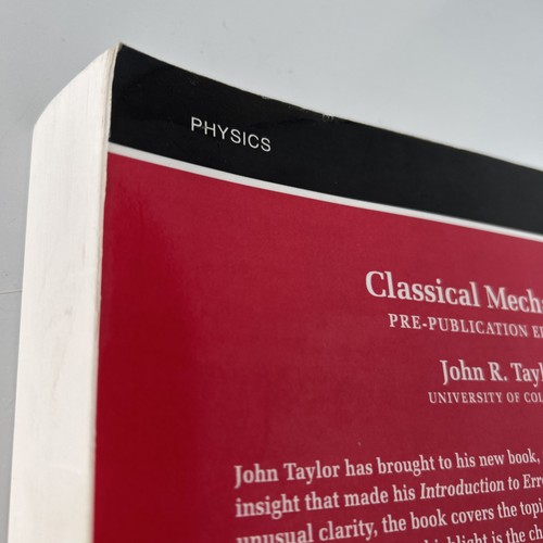 Classical Mechanics By John R. Taylor University Of Colorado Pre ...