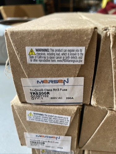 Mersen TRS200R Fuse, 200Amp, 600V New In Box | eBay