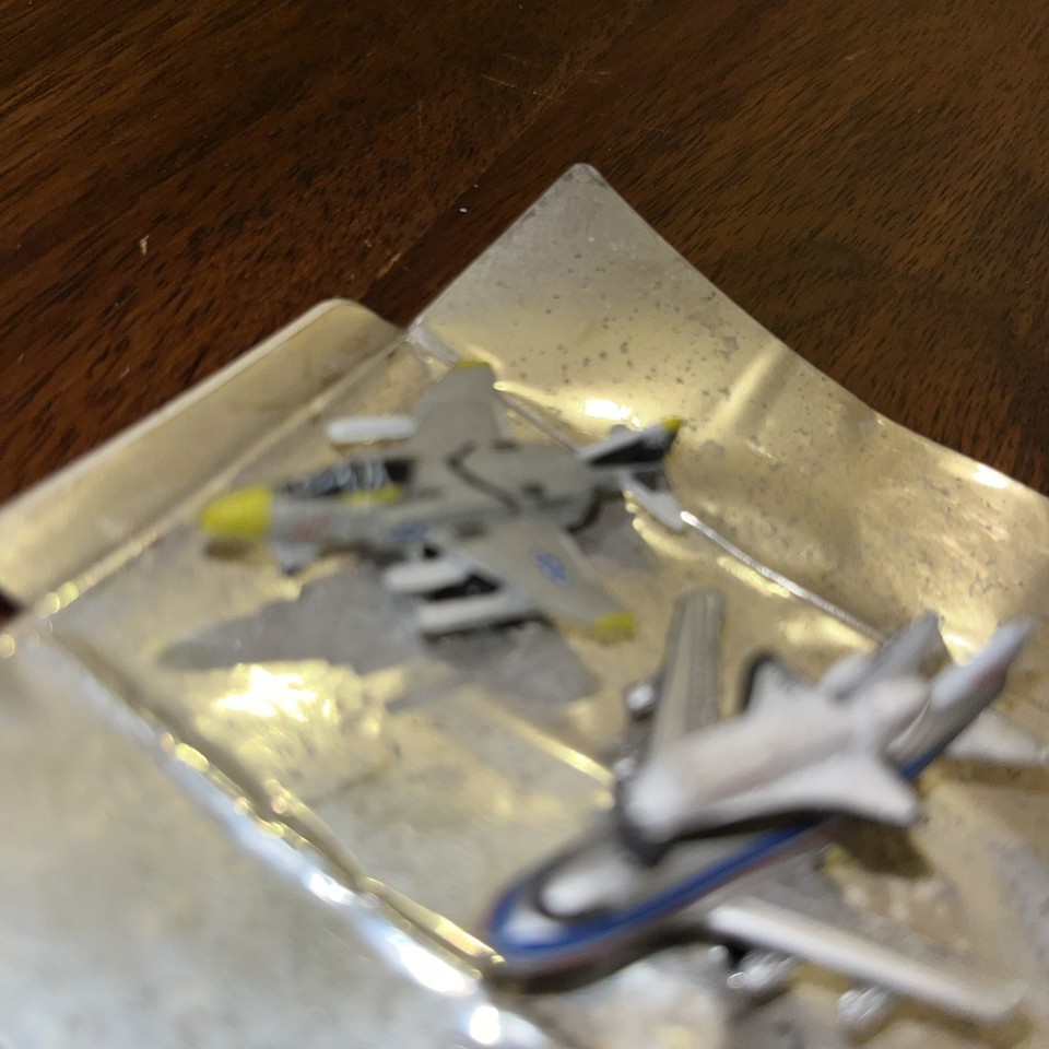 Vintage Galoob Micro Machines Boeing 747 Shuttle Transport 2 X WW2 ...