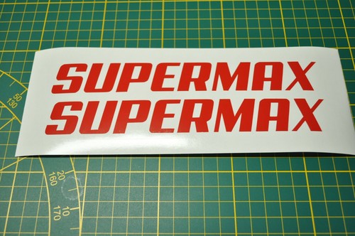 2 Sticker rouge DECAL SUPERMAX VERSTAPPEN RED BULL world champion dim ...