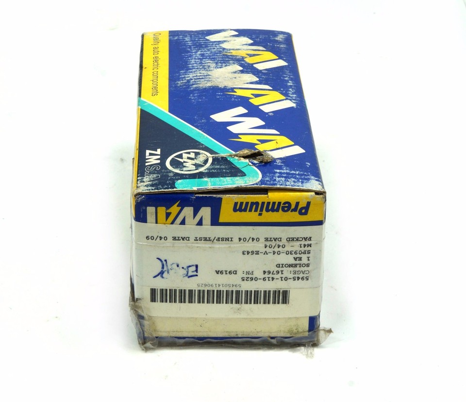 Remy D919A Solenoid Starter Switch 24V 4 terminal Cross Reference ZM 66 ...